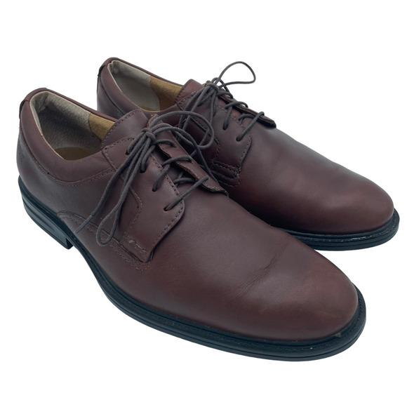 Clarks | Shoes | Clarks Mens Derby Dress Shoes Brown Leather Waterproof ...